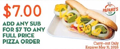 Menu | A. Papano's Pizza Online Ordering