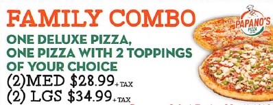 Menu | A. Papano's Pizza Online Ordering