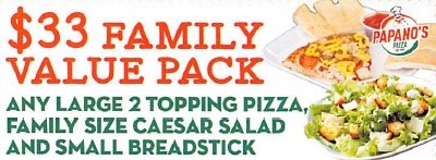 Menu | A. Papano's Pizza Online Ordering